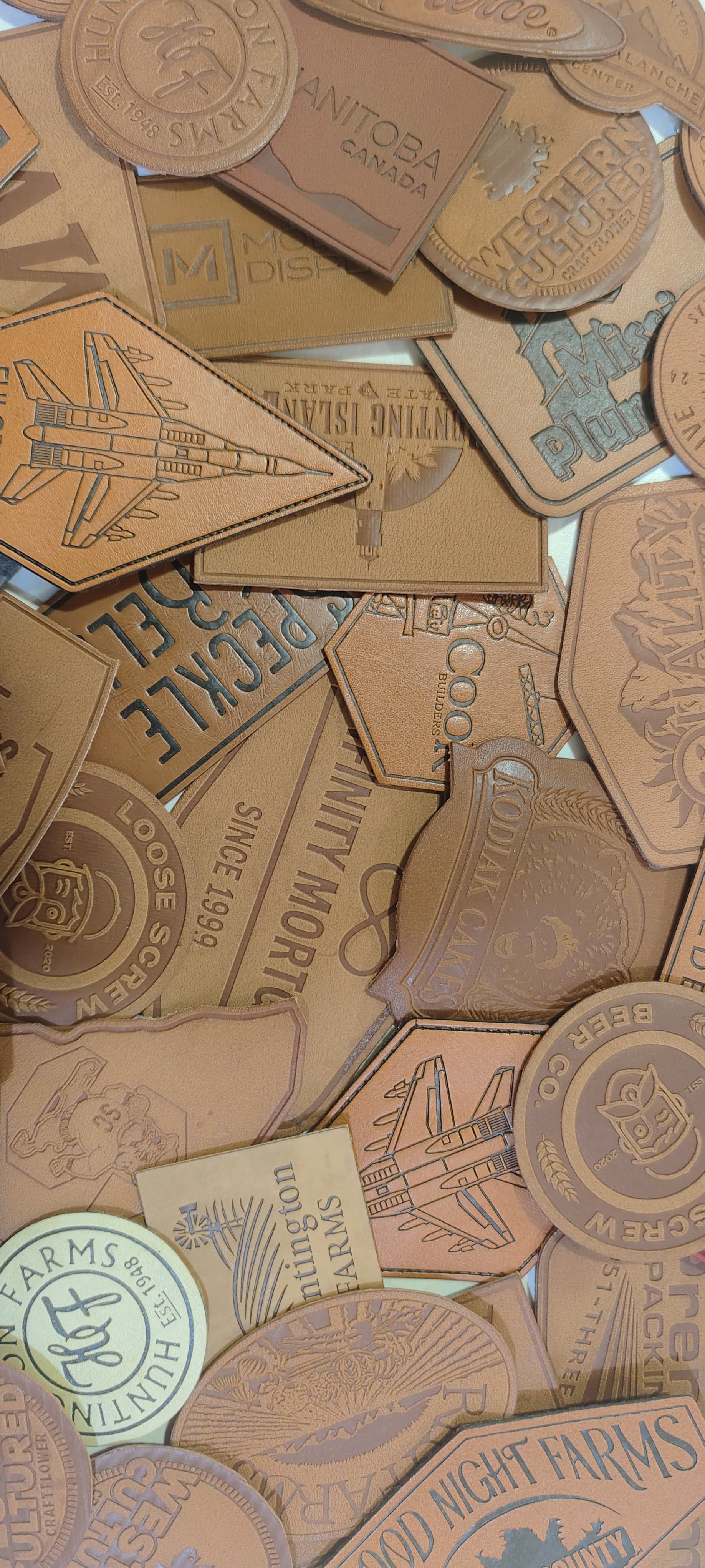 CUSTOM LEATHER PATCHES – We Do Patches
